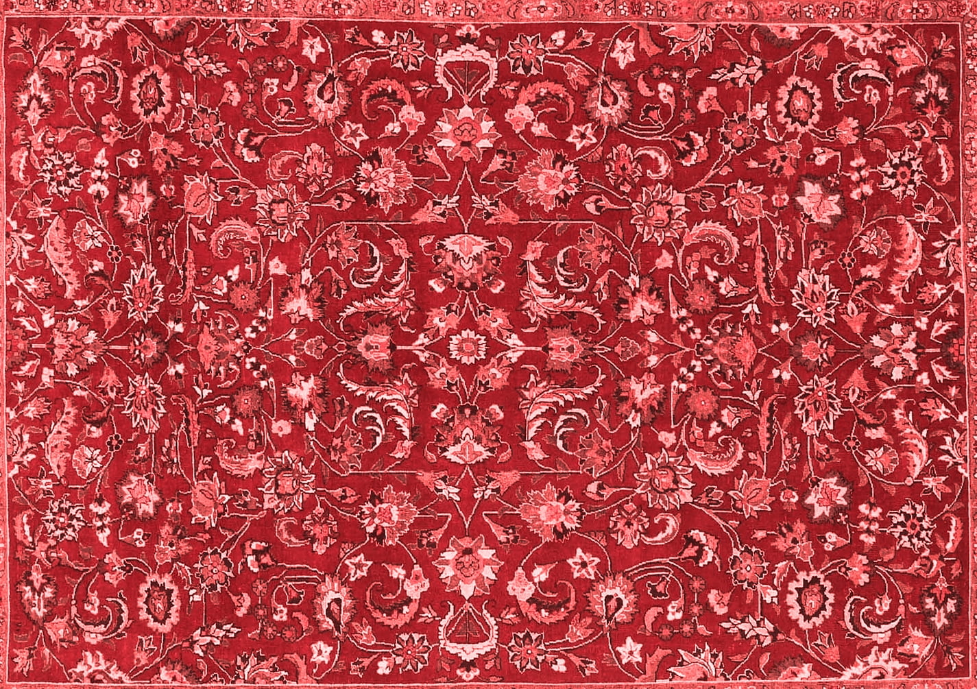 Ahgly Company Indoor Rectangle Persian Red Traditional Area Rugs, 7' x ...
