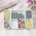 SUSUchens Pill Box Convenient 7-Compartment Design Pill Case ...