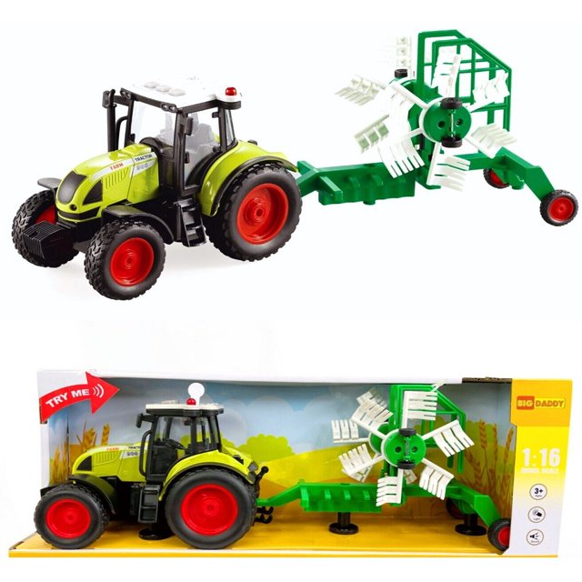 New Farm Tractor Toy Truck With Sounds Rake Truck Toy for Gift ...
