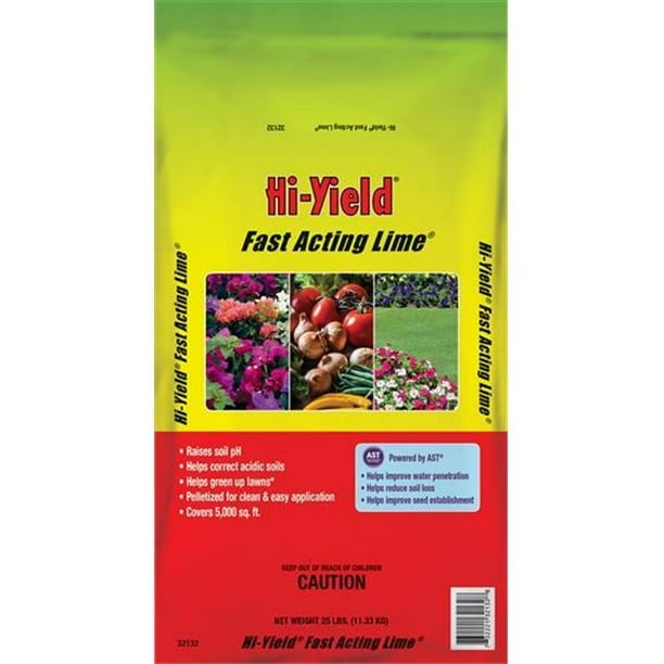 Hi-Yield 25 lbs Fast Acting Lime Insecticides - Walmart.com