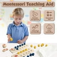 TEUVO Counting Peg Board STF9 Montessori Toys for Kids 6 Years Old ...