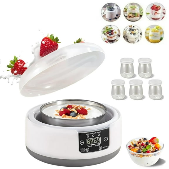 Automatic Yogurt Maker 1.2L, Timer and Constant Temperature Control ...