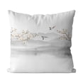 45x45cm Ink Wash Pillow Cover, Chinese Style Decorative Pillowcase ...