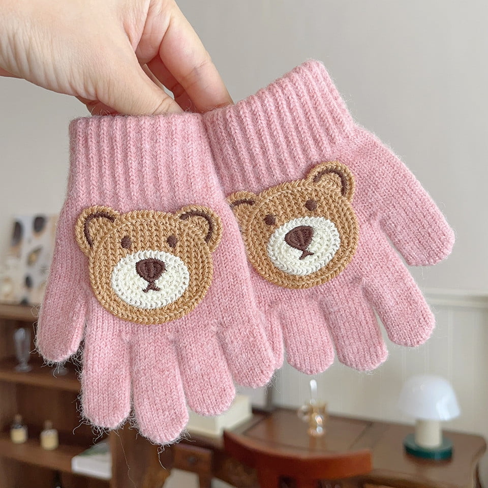Click here for Hengsof Winter Gloves Kids Full Finger Girls Toddl... prices