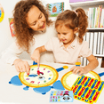 Telling Time Learning Clock Crafts Kit for School Class Teaching Aids ...