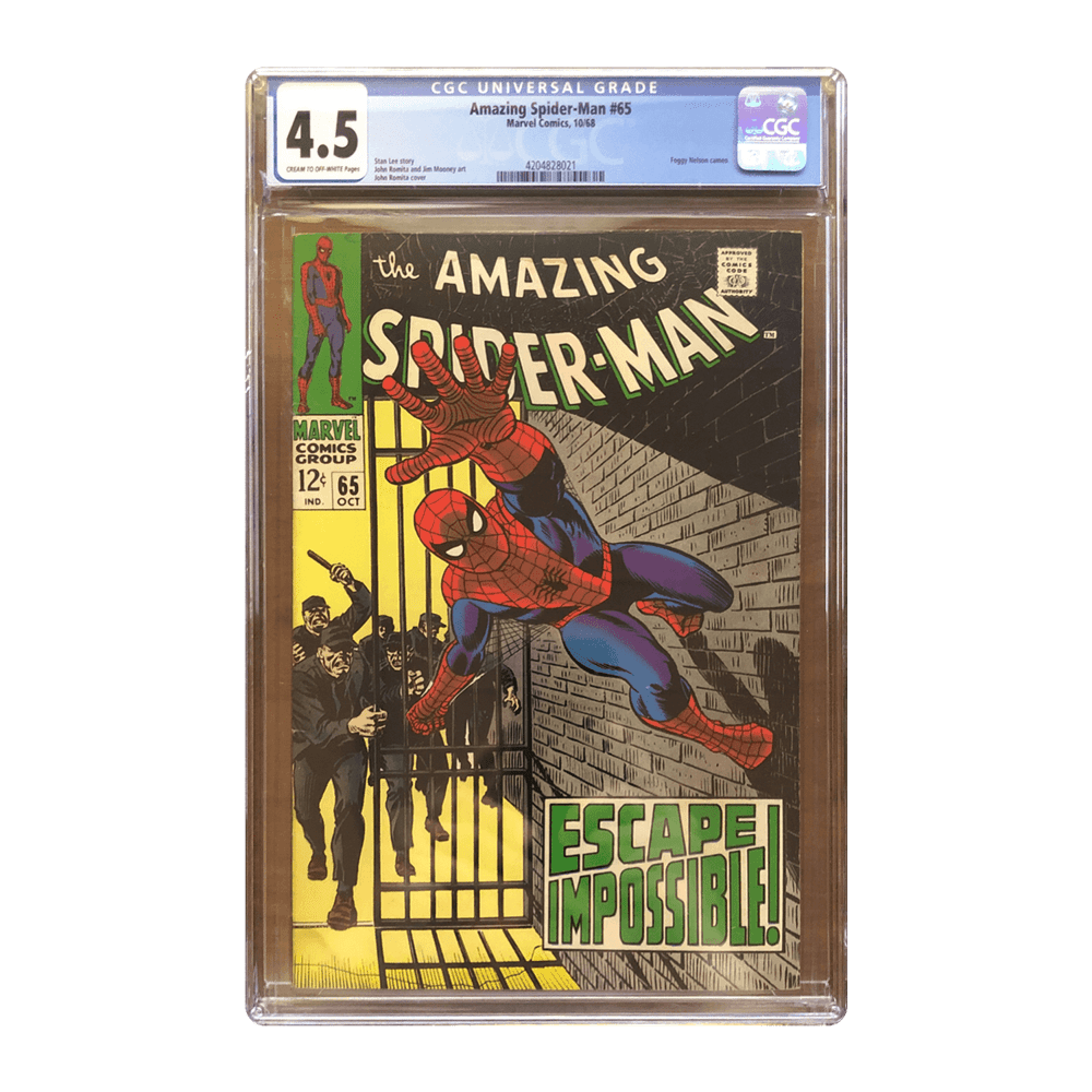 Amazing Spider-Man #65 - CGC 4.5 Comic Book - Walmart.com