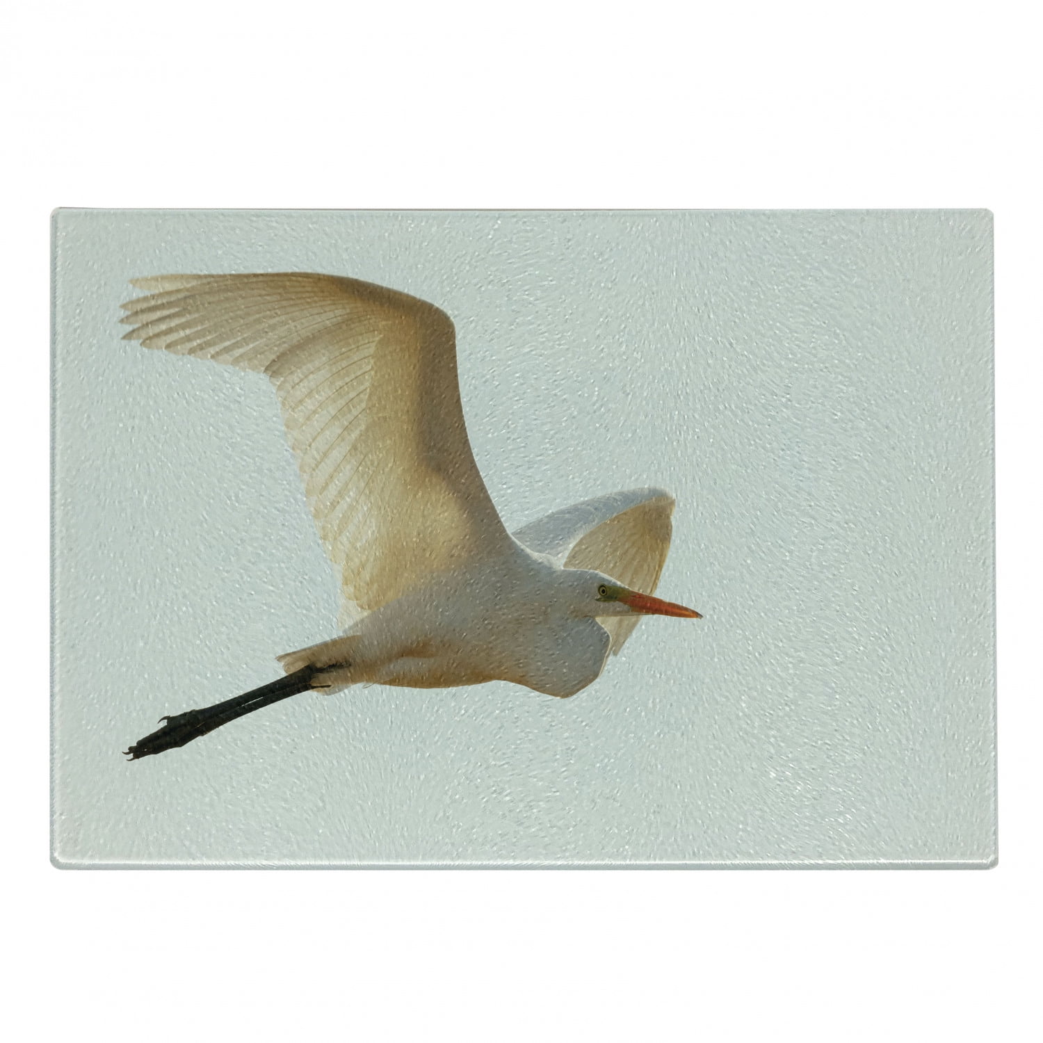 Egret Cutting Board, Macro Photo of Flying Heron Bird Wild Nature Fauna ...