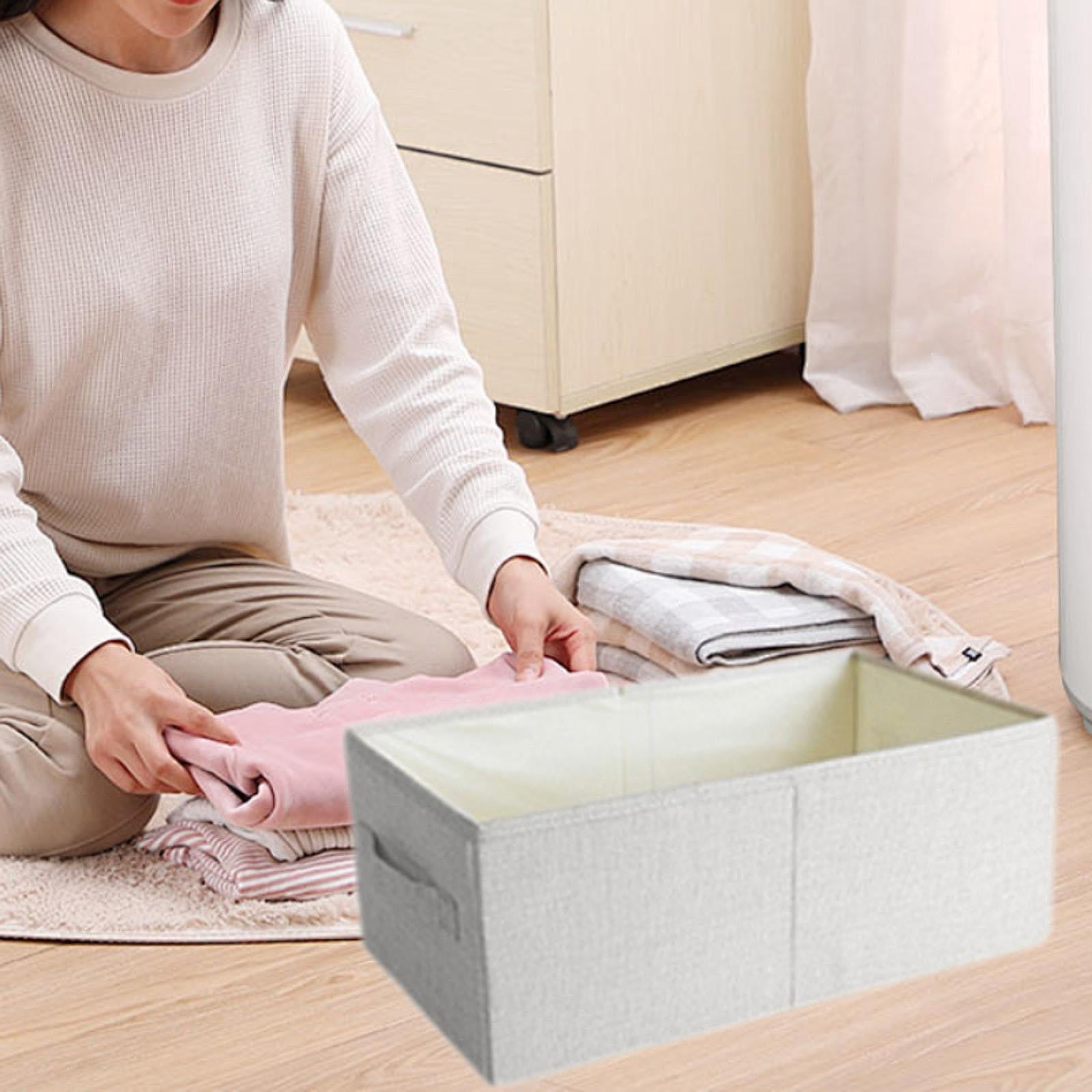 Cesto para almacenar ropa, caja de almacenamiento para guardarropa con ...