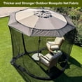Mosquito Net for Umbrella 9.2 FT, Large Outdoor Bug Screen Enclosure ...