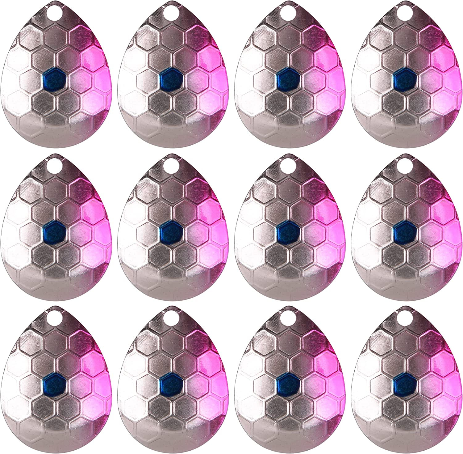 Painted Colorado Blades for Fishing Lure Making, 20pcs/Pack Colorful ...