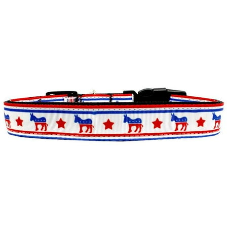Mirage Pet 125-002 XLDM Political Nylon Democrat Dog Collar, Extra ...