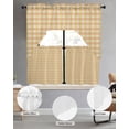 Buffalo Plaid Kitchen Curtains Sets for Windows 3 Piece, Farmhouse ...
