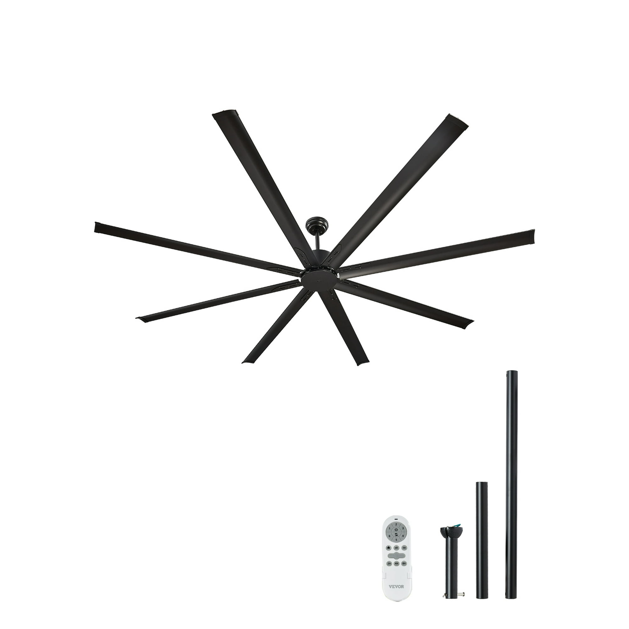 Click here for Vevor 96 Aluminum Ceiling Fan No Light Remote Cont... prices