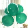 Efavormart 25 Pack | 12" Matte Pastel Hunter Emerald Green Helium/Air Latex Party Balloons For ...