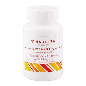 Vitamina C Nutrisa 30 cápsulas | Bodega Aurrera en línea