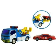 Big-Daddy Medium Duty Friction Powered Super Police Wrecker Tow Truck ...