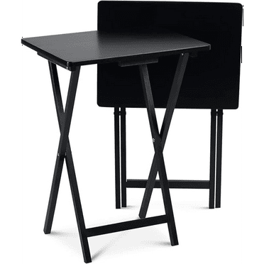 Folding TV Table, TV Tray, Stable Snack Table for Small Space, Portable ...