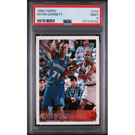 NBA 1996 Topps Basketball Kevin Garnett #131 - Walmart.com