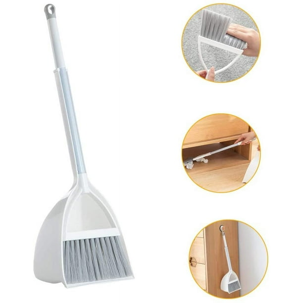 Kids Mini Broom and Dustpan Set - Small Toddlers Broom for Boys and ...