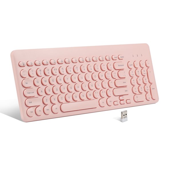 SHARE SUNSHINE Clavier Sans Fil, Clavier d'Ordinateur Silencieux ...