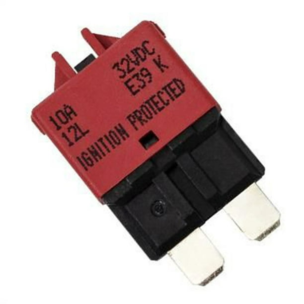 Resettable Blade Fuse Housing Circuit Breaker Fuse Blade Manual Reset 5 ...