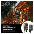 66ft Christmas String Lights with Music Sensor, 200 LED Xmas Lights Red ...