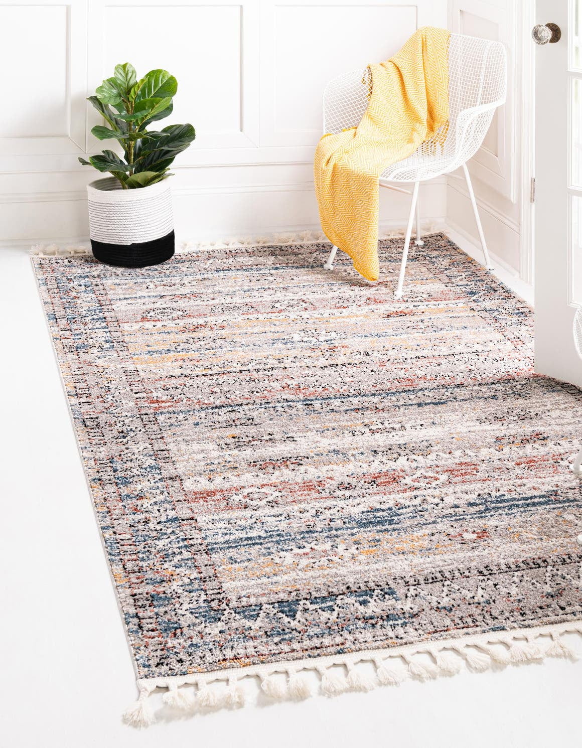 Rugs.com Aramis Collection Rug – 10' x 13' Multi Medium Rug Perfect For ...