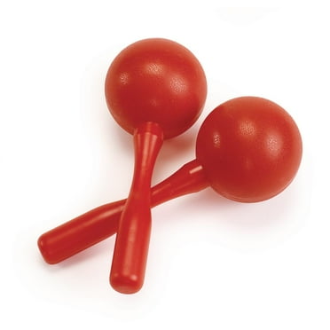 2 Pcs Wooden Maracas Percussion Instrument, Teaching Aids, Musical Toy ...