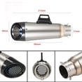 Motorcycle exhaust pipe,Pipe Tail Refit Universal Pipe Tail 38-51mm ...
