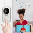 Qocolhg Smart Video Doorbell Camera Wireless with Chime, AI Human ...