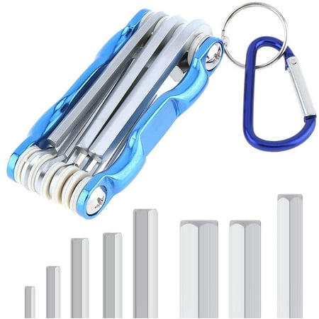 TILIYHELLO Folding Hex Key Set, Folding Hex Keys, Metric Hex Keys, Hex ...