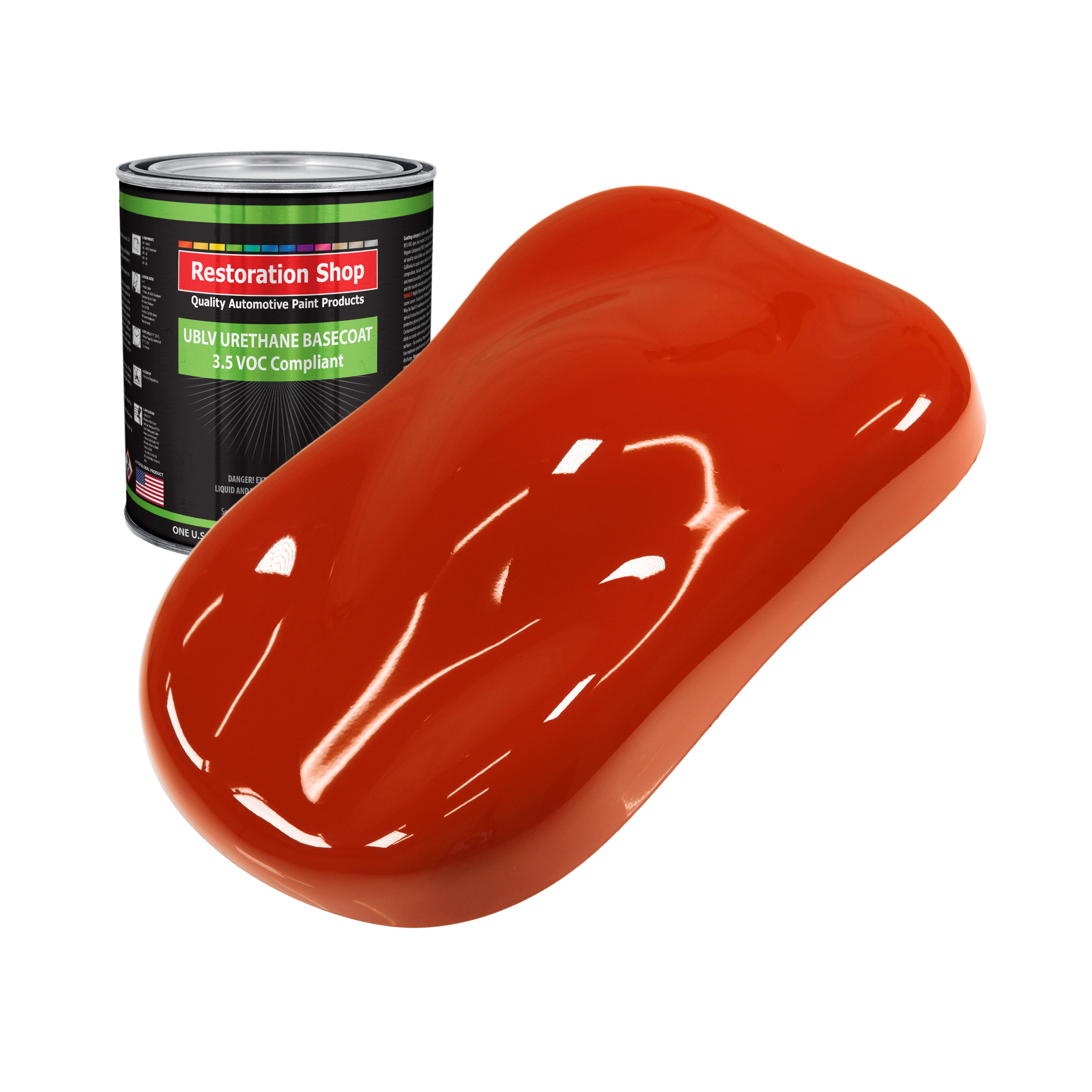 Hot Rod Red 1 Quart Low VOC URETHANE BASECOAT Car Auto Body Paint ...
