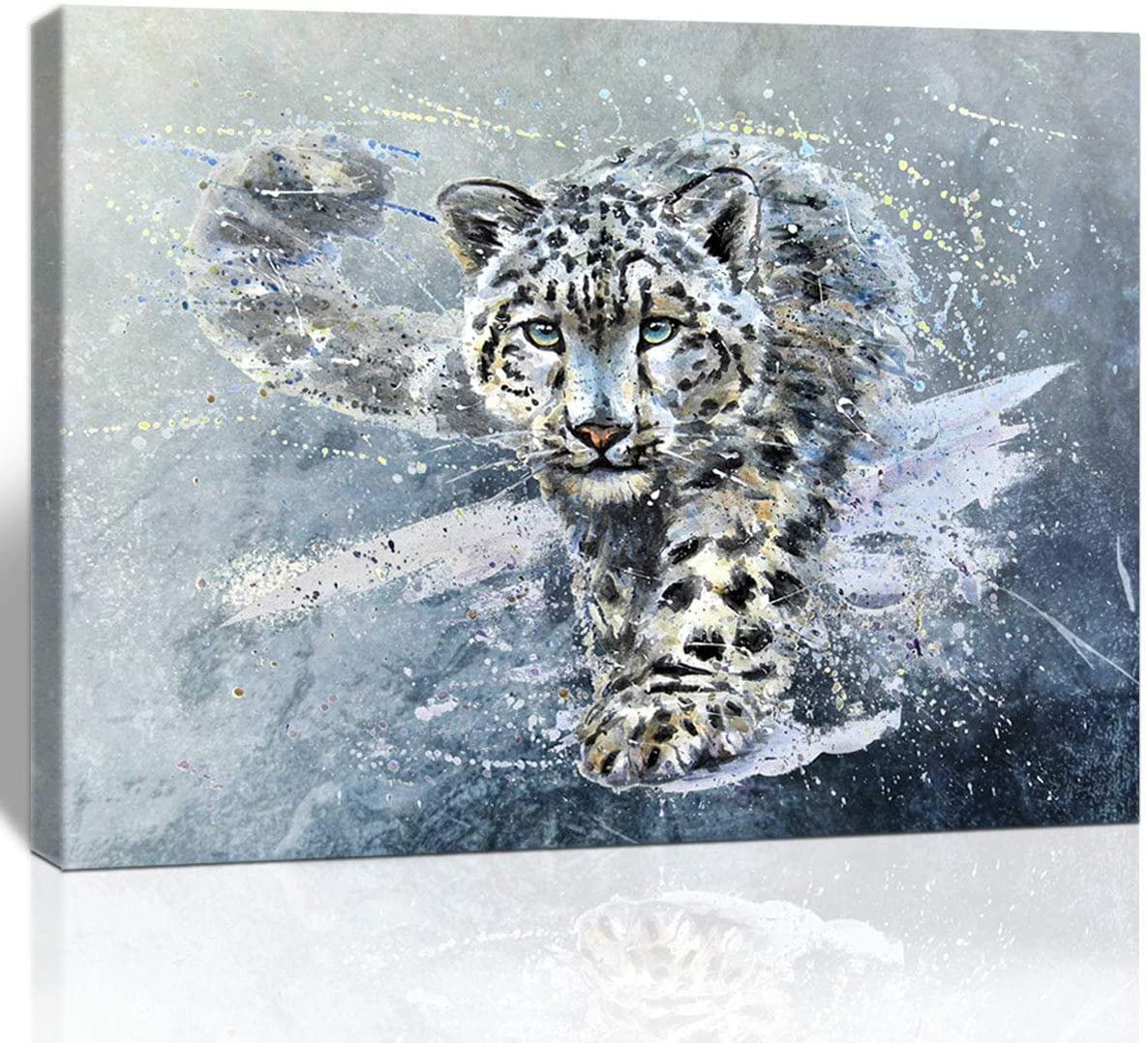 Acrylic Leopard Painting, Leopard decor leopard art Leopard Decoration ...