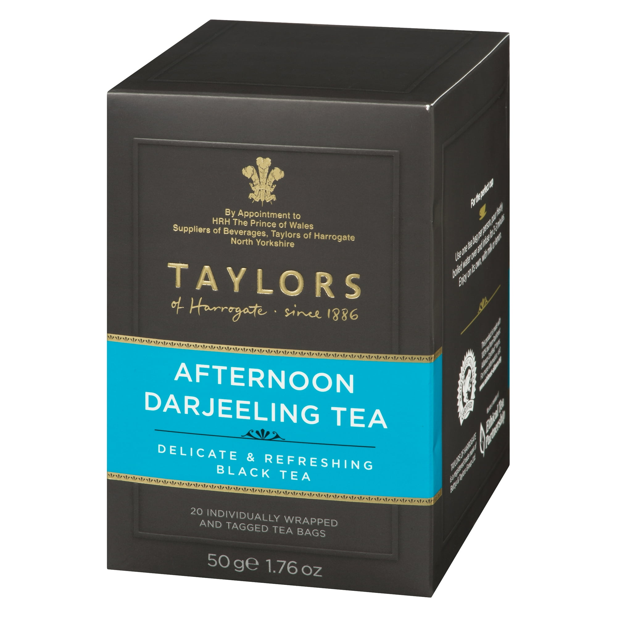 Click here for Taylors Of Harrogate Afternoon Darjeeling 50g prices