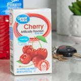 Great Value Sugar-Free Cherry Drink Mix, 0.78 oz, 10 Count - Walmart.com