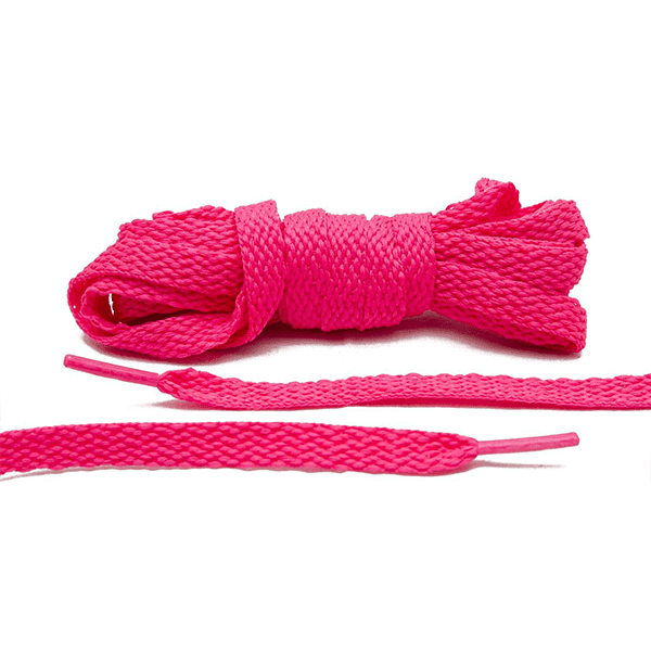 Lace Lab Neon Pink Flat Laces Walmart