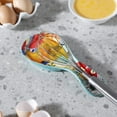 GDCZ Ceramic Large Spoon Rest - Colorful Hand Painted, Stovetop Safe ...