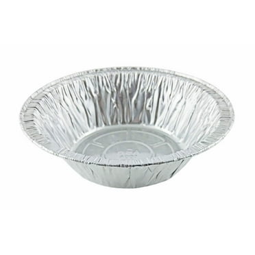 Pactogo Disposable Aluminum 5 3/4" Meat Pot Pie Extra Deep Pan Baking ...