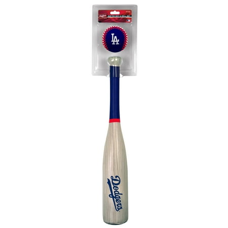 Rawlings MLB Los Angeles Dodgers Grandslam Bat and Ball, Blue | Walmart ...
