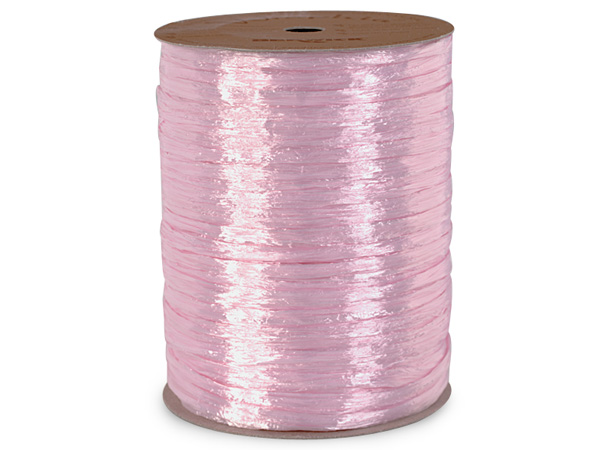 Pearlized Pink gift packaging Raffia Ribbon - Walmart.com