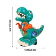 Dinosaur Toy Car with Lights & Music - Interactive Walking Dino Model ...