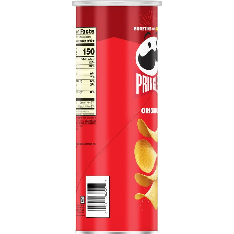 Back Of Pringles Can