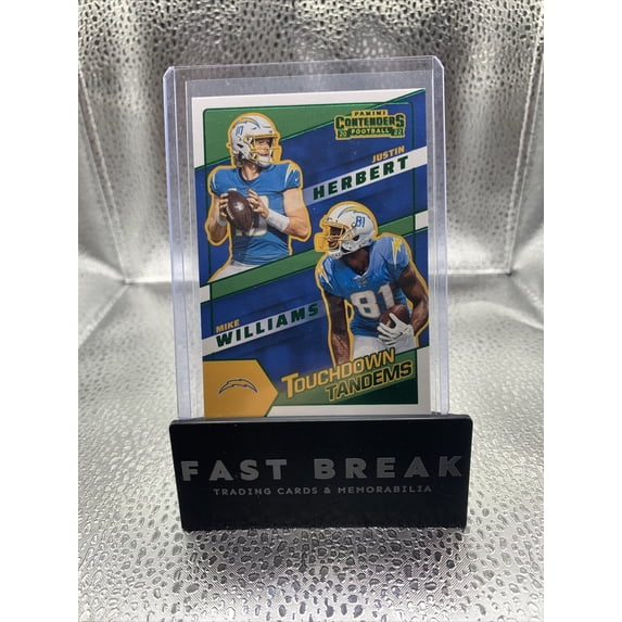 2022 Panini Prizm Justin Herbert Mike Williams #TDT-LAC Insert ...