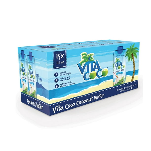 Vita Coco Pure Coconut Water, 15 pk./330mL - Walmart.com - Walmart.com
