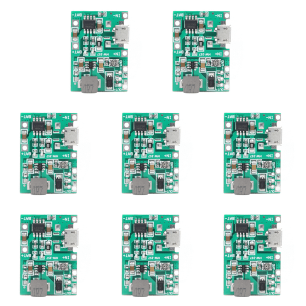(HW-357) Módulo ajustable 3 7 V a 5V9V multímetro 2A batería litio ...