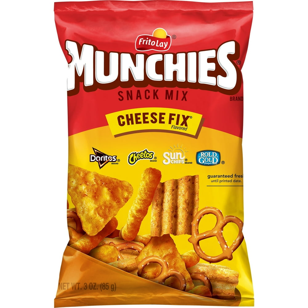 Munchies Cheese Fix Snack Mix, 3 oz Bag - Walmart.com - Walmart.com