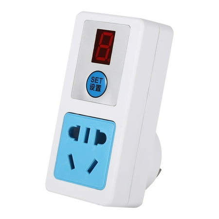 Electric Timer Socket, Three-pin Plug Timer Socket Timer Plug, Home ...