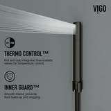 VIGO Sutton 58 in. H x 4 in. W 4-Jet Shower Panel System with ...