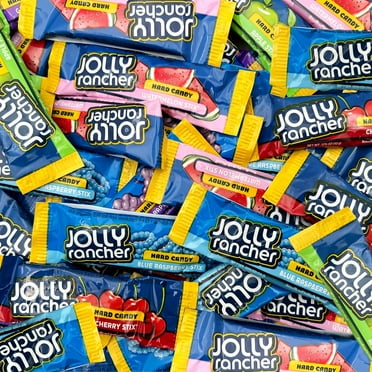 Jolly Rancher All Blue Raspberry Hard Candy - 7 Oz Bag, Individually ...