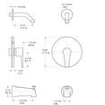 Pfister R89040K Pfirst Modern Valve, Trim Only - Walmart.com